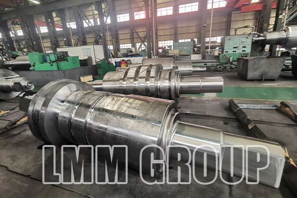 The crown and roughness of the work rolls of each stand of the cold ...